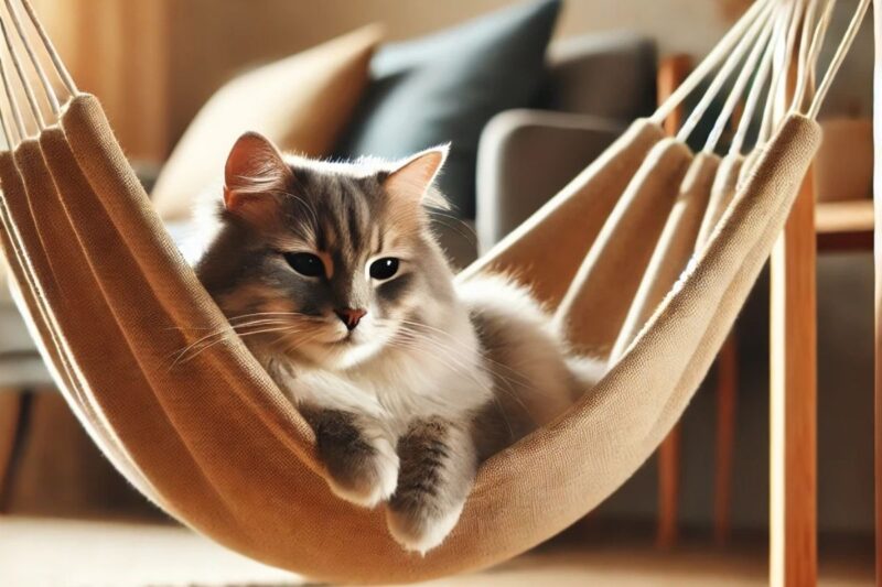 Come costruire un’amaca per gatti fai da te: facile e low-cost! | Casa ...